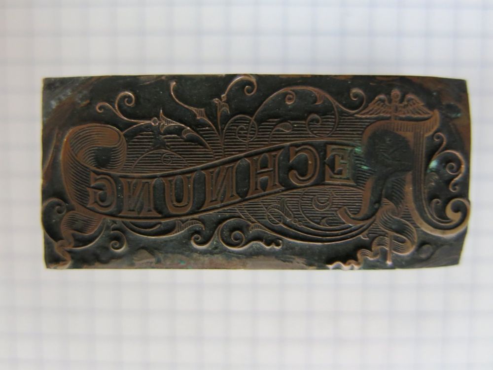 Fund Alt Selten Rar Kurios Vintage Stempel Rechnung Antik (Gebraucht ...