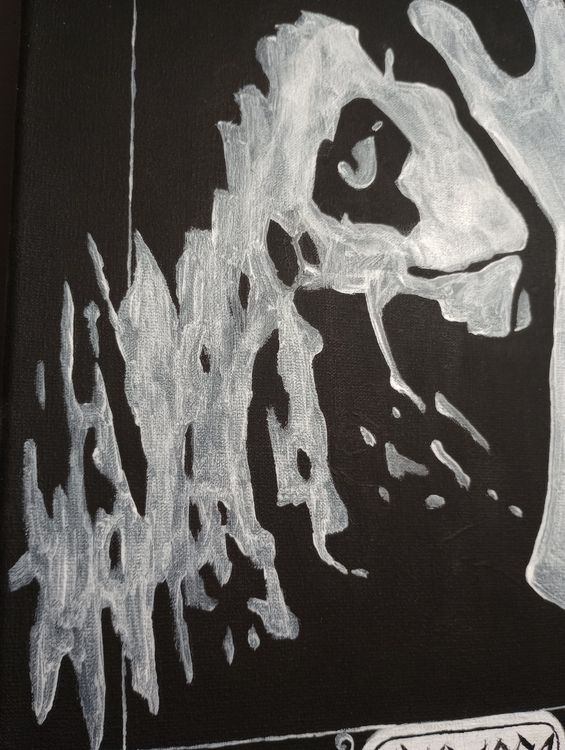 Mayhem Black Metal Painting of Dead Ohlin (Neu und originalverpackt) in ...