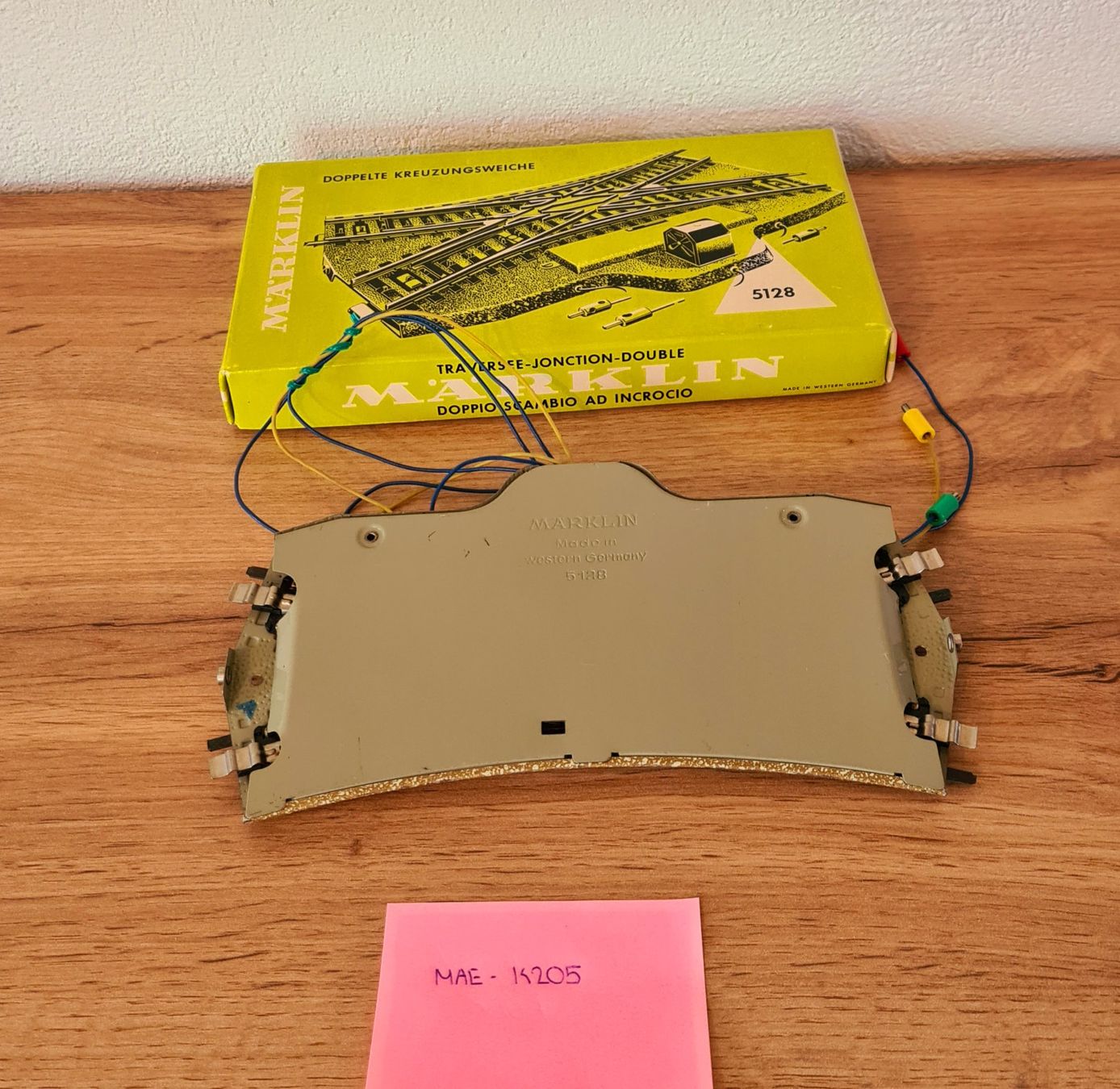 Märklin H0, elektr. Doppelkreuzungsweiche 5128 (MAE-K205) (Gebraucht ...