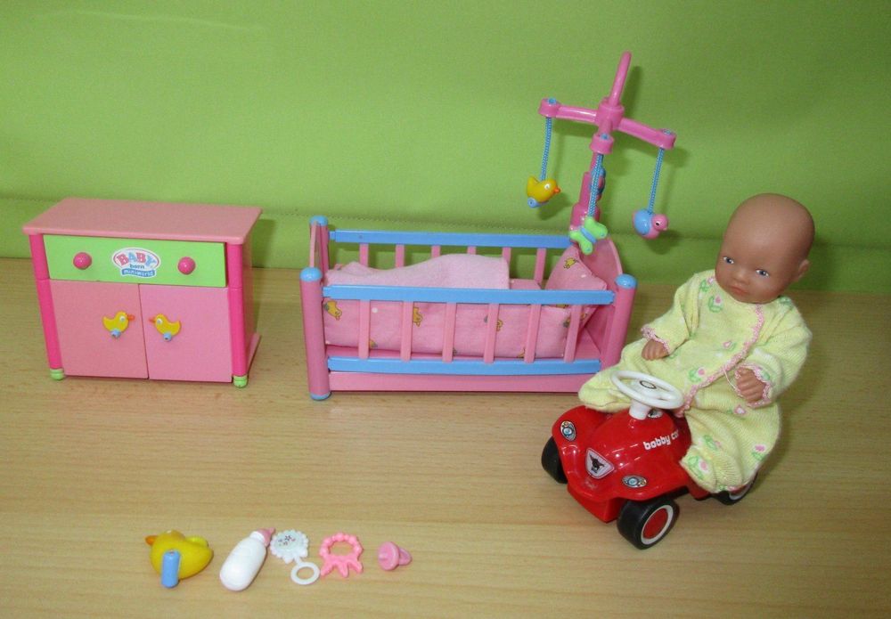 Baby Born Miniworld mit Bett (Gebraucht) in Sirnach für CHF 12 – mit ...