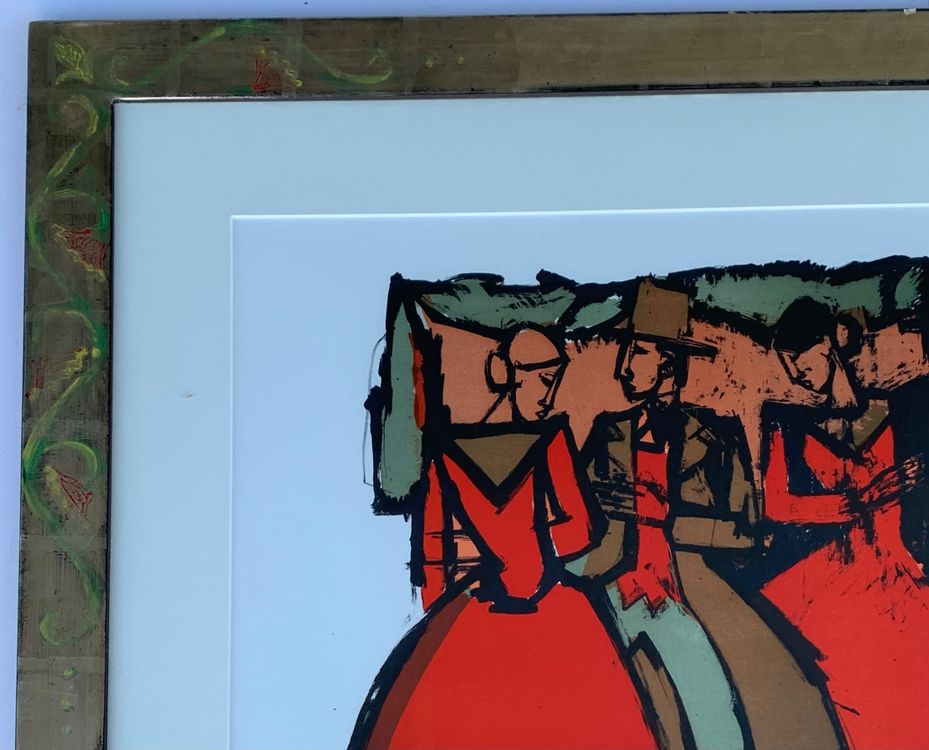 Rudolf Mirer (1937) grosses Lithographie Handsigniert (Gebraucht) in Root für CHF 680 – mit ...