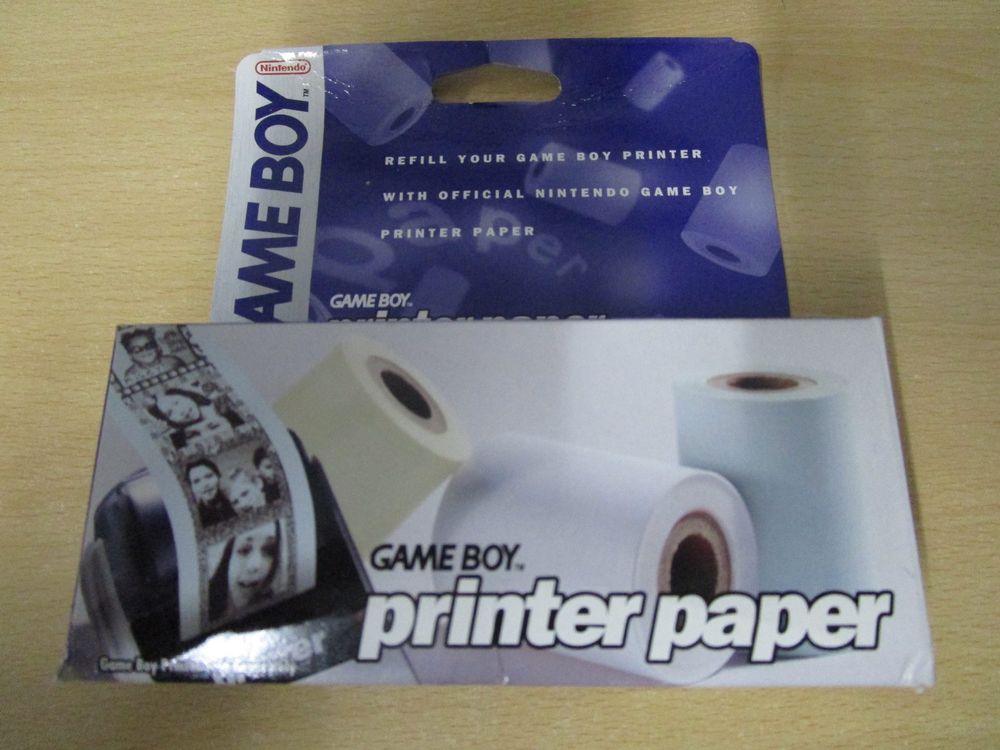 Game Boy Printer Paper - Neuware -GB Drucker Papier Nintendo (Gebraucht ...