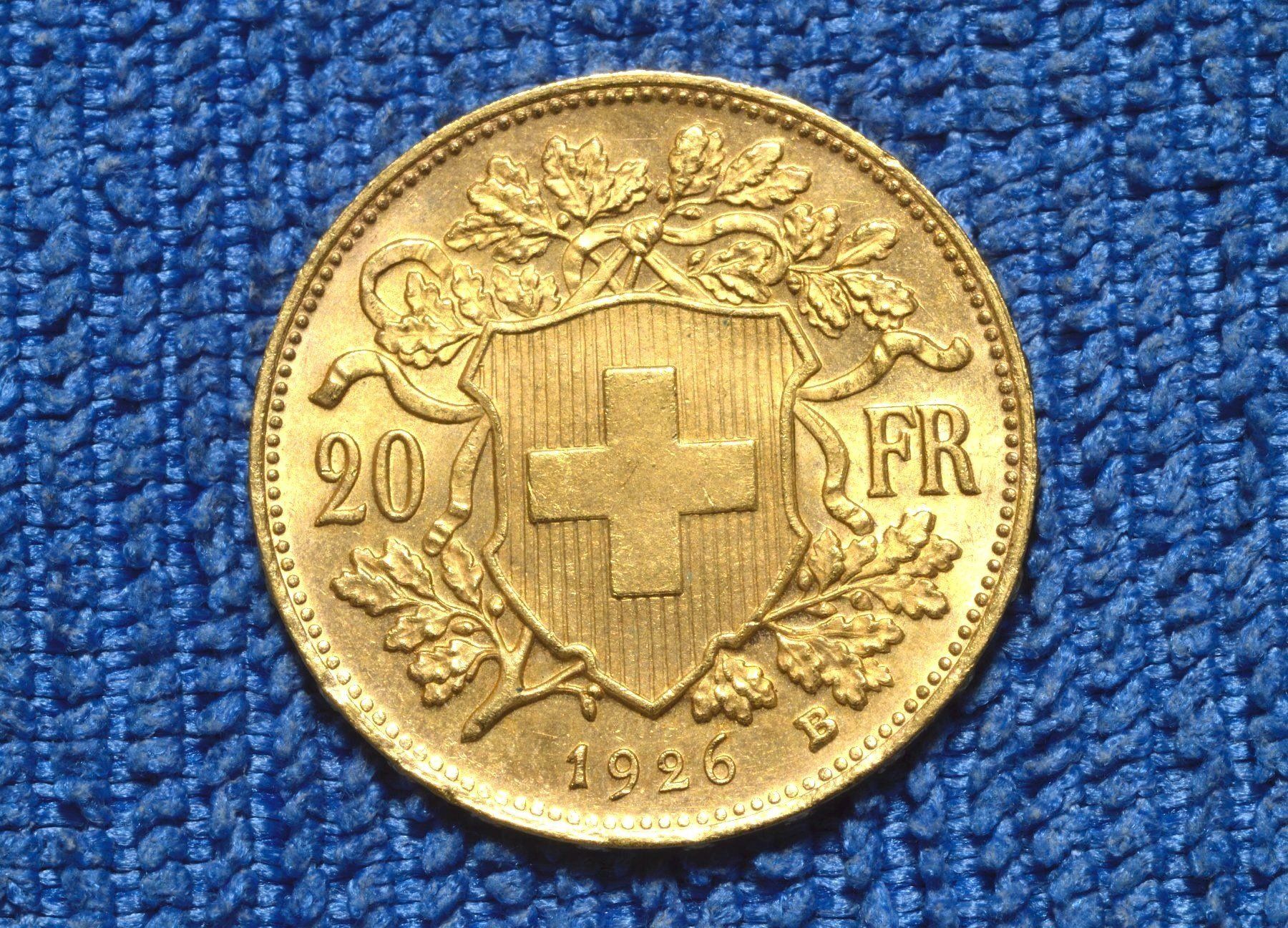 20-er Goldvreneli 1926 B. (Gebraucht) in Oberglatt ZH für CHF 1450 – mit Lieferung auf Ricardo ...