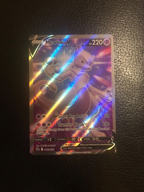 Mewtwo V Full Art Promo SWSH229 Ab 1 (Gebraucht) in Paradiso für CHF 3 ...