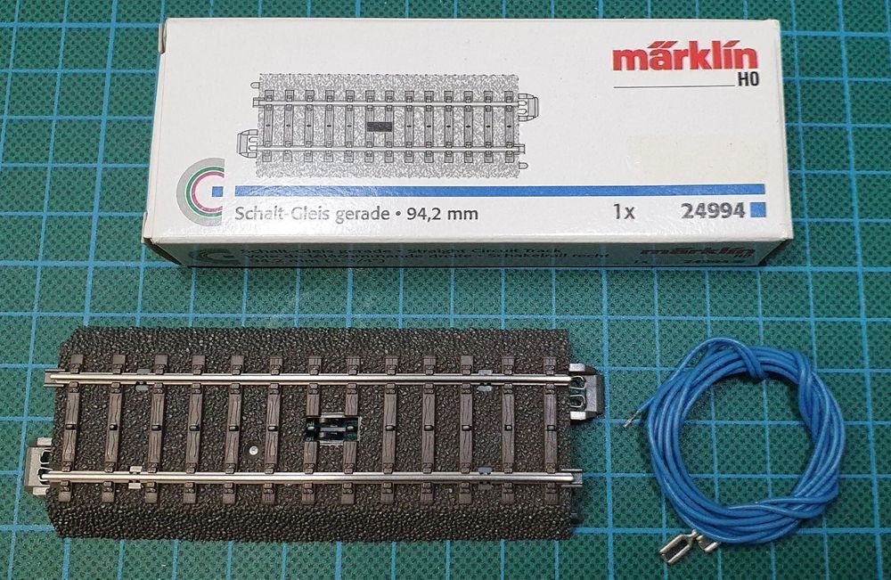 Märklin 24994 Schaltgleis Gerade 94,2 mm (Neu und originalverpackt) in ...