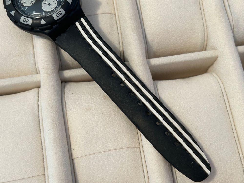 Montre Swatch chronographe 43mm fonctionne 1998 (Gebraucht) in Delemont ...