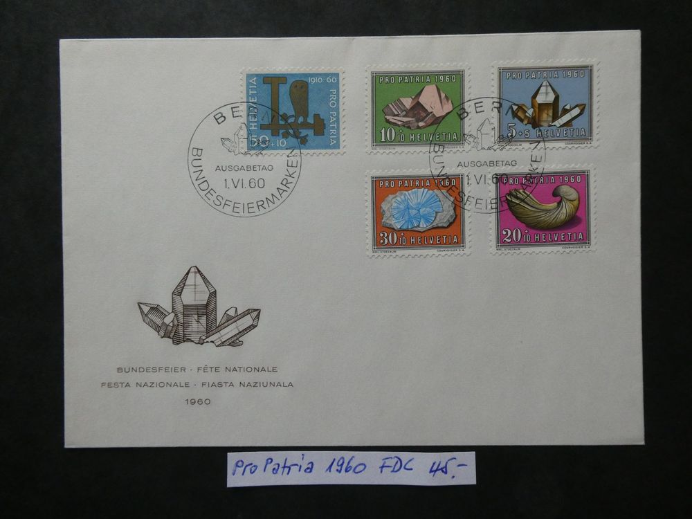 Pro Patria 1960 FDC | Kaufen auf Ricardo