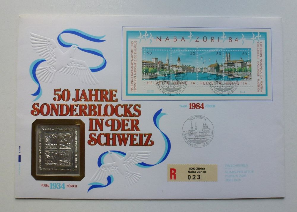 ++Naba Zuri 84 Brief, Feinsilberausgabe mit 29.85 Silber (Gebraucht) in ...