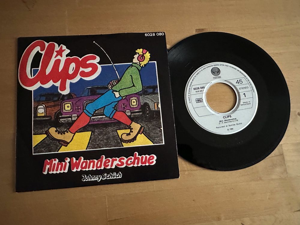 CLIPS rare Mini Wanderschue Single Kult SWISS JOHNNY SCHÜRCH (Gebraucht ...