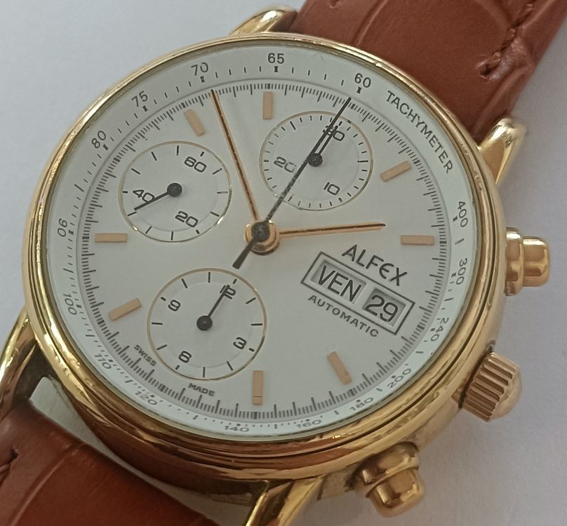 Automatik Chronograph VALJOUX-7750 alfex (Gebraucht) in Grenchen für CHF 220 – mit Lieferung auf ...