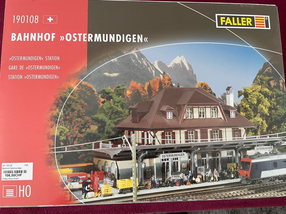 Faller HO 190108 Bahnhof Ostermuntigen NEU OVP | Kaufen auf Ricardo
