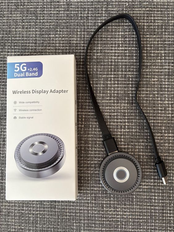 Wireless Display Adapter Dual Band 5G + 2.4G (Neu (gemäss Beschreibung ...