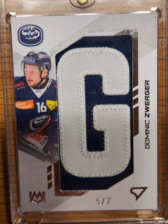 Sportzoo - Unique Mark - Dominic Zwerger - Buchstabe "G" 5/7 (Neu ...