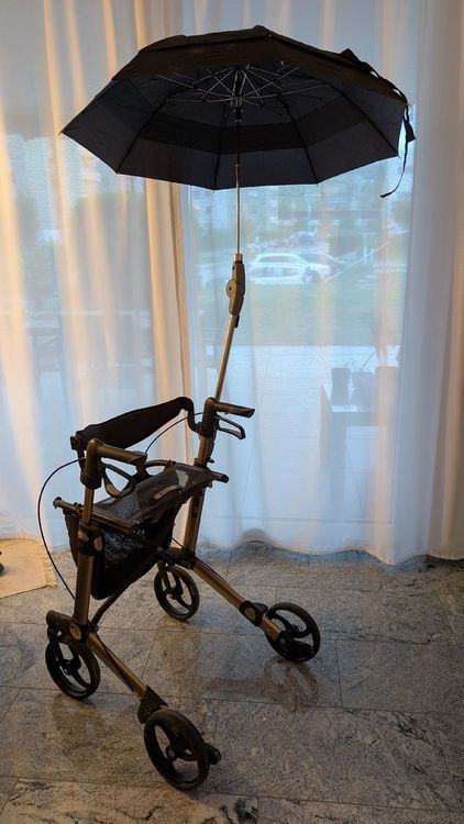Sonnen-/Regenschirm verstellbar für Gemino Rollator (D'occasion) à ...