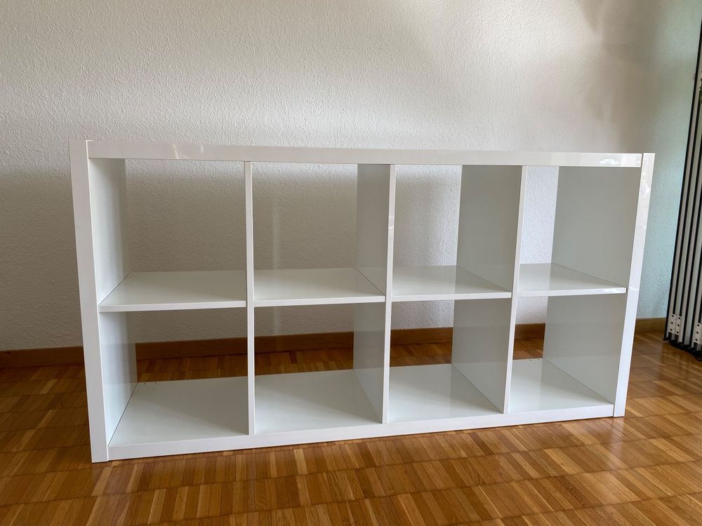 Regale Wei Hochglanz