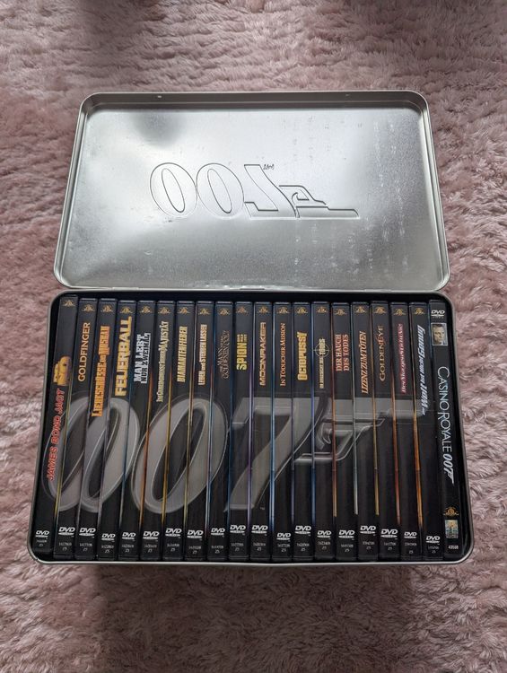 007 James Bond DVD Collection Blechbox 20 Filme | Kaufen auf Ricardo