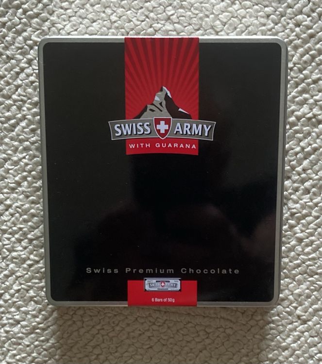 SWISS ARMY Chocolate Limited Edition Blechdose (Gebraucht) in Basel für ...
