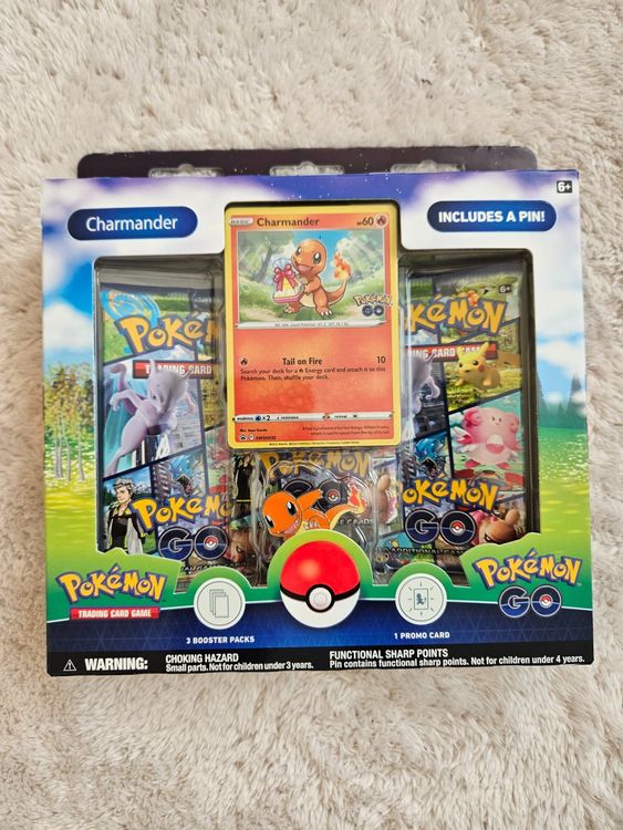 Pokémon TCG - Pokémon Go Charmander Pin Collection EN (Neu und ...