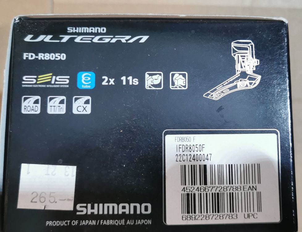 Shimano Ultegra Di2 FD-R8050 Umwerfer 2x11s neuwertig (Neu und ...