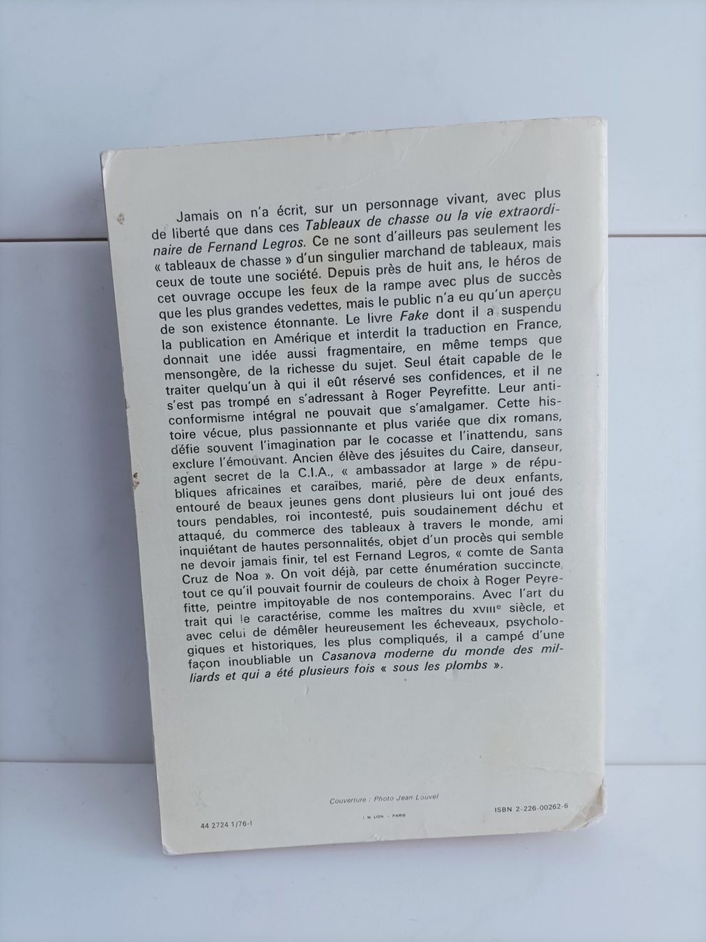 Tableaux de chasse - La vie extraordinaire de Fernand Legros (D ...