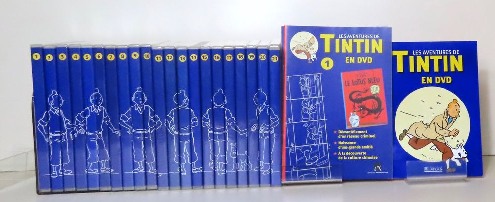 Les aventures de Tintin. Complet en 21 DVD (neufs) | Kaufen auf Ricardo