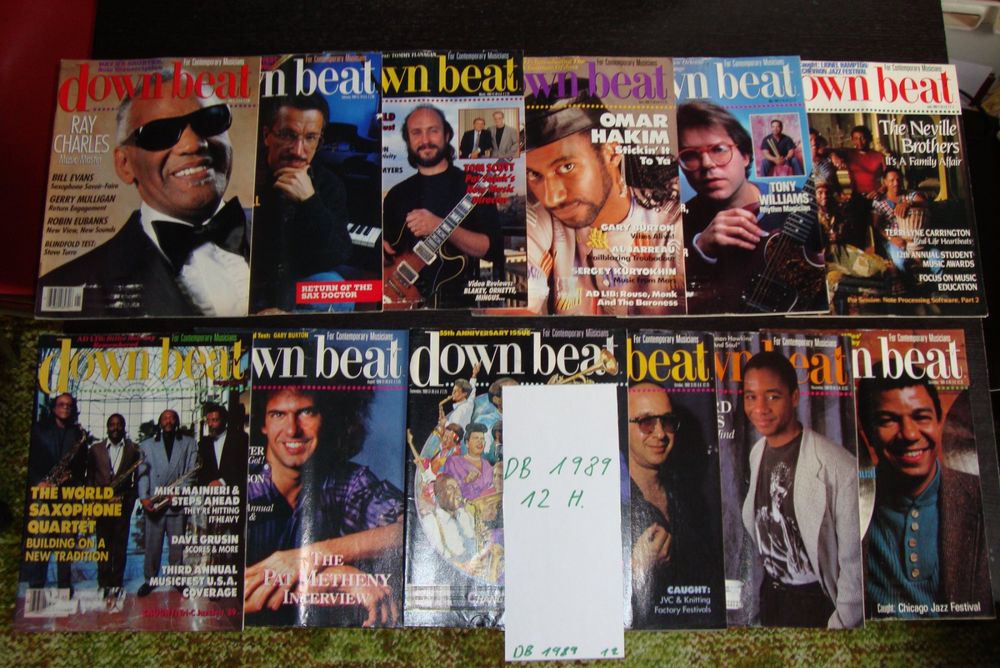 DOWN BEAT JAZZ MAGAZIN 1989 - ein Bündel Hefte | Kaufen auf Ricardo