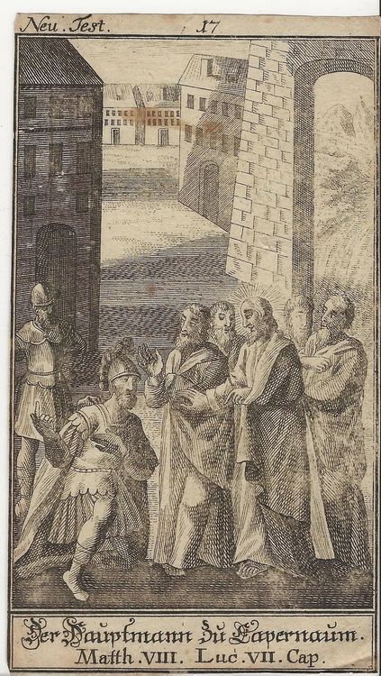 Orig. Kupferstich um 1780, Kaufmann von Kafarnaum, Bibel | Kaufen auf Ricardo