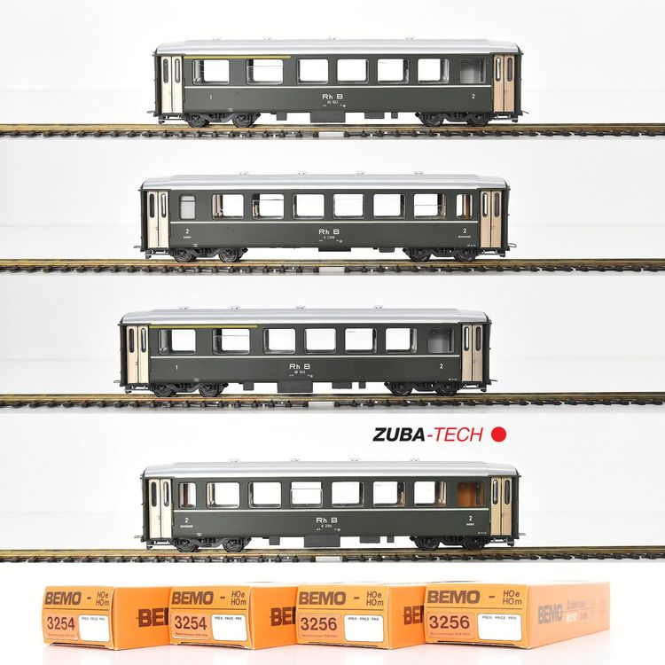 Bemo 4x Personenwagen EW I Bernina RhB H0m GS mit OVP | Kaufen auf Ricardo