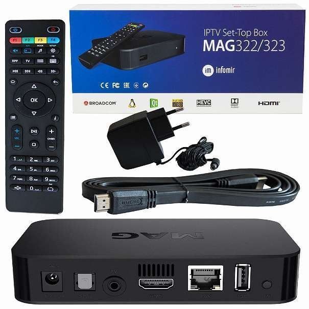 (%100 ORGINAL)MAG322 IPTV BOX (INFOMIR) (Neu und originalverpackt) in ...