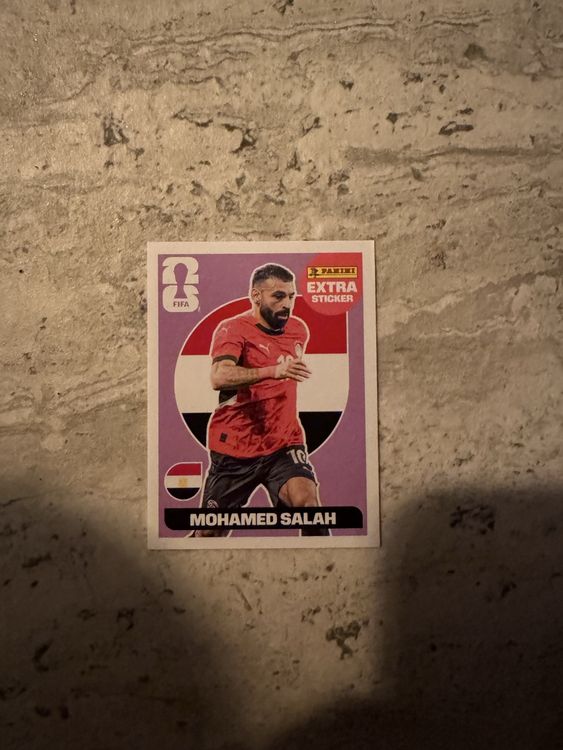 Panini WM Extra Sticker Mohamed Salah Ägypten 2026 (Neu (gemäss ...