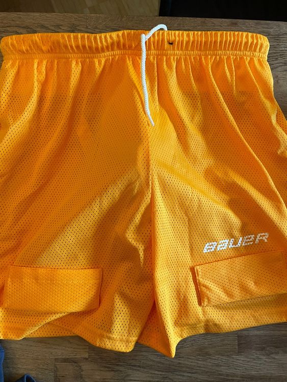 Bauer Mesh Jock Short - Junior/YTH S - in der Farbe Orange (Gebraucht ...