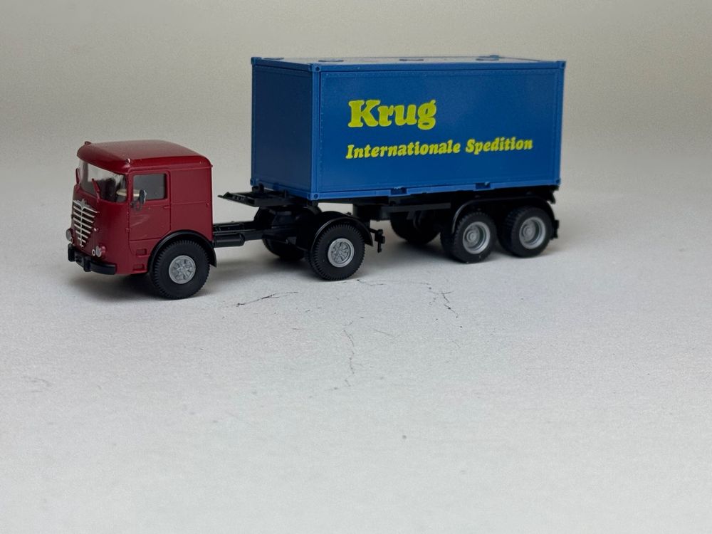 BREKINA Büssing Containersattelzug Krug (Gebraucht) in Elm für CHF 7 ...