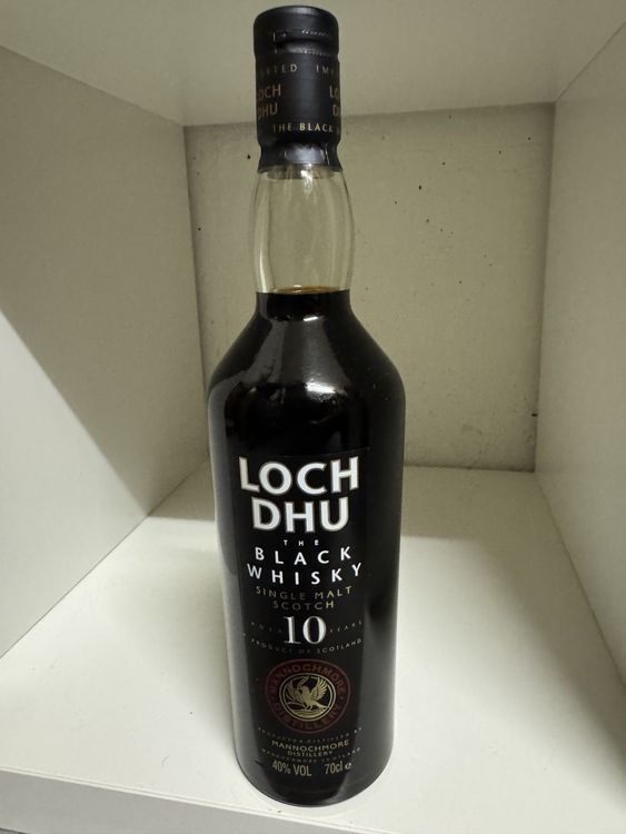 Loch Dhu The Black Whisky, 10 Jahre RARITÄT (Neu und originalverpackt ...