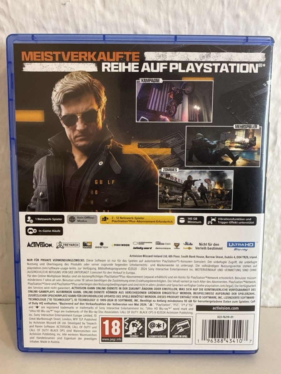 Call of Duty Black Ops 6 - PS5 Action Game - Top Condition (Gebraucht ...
