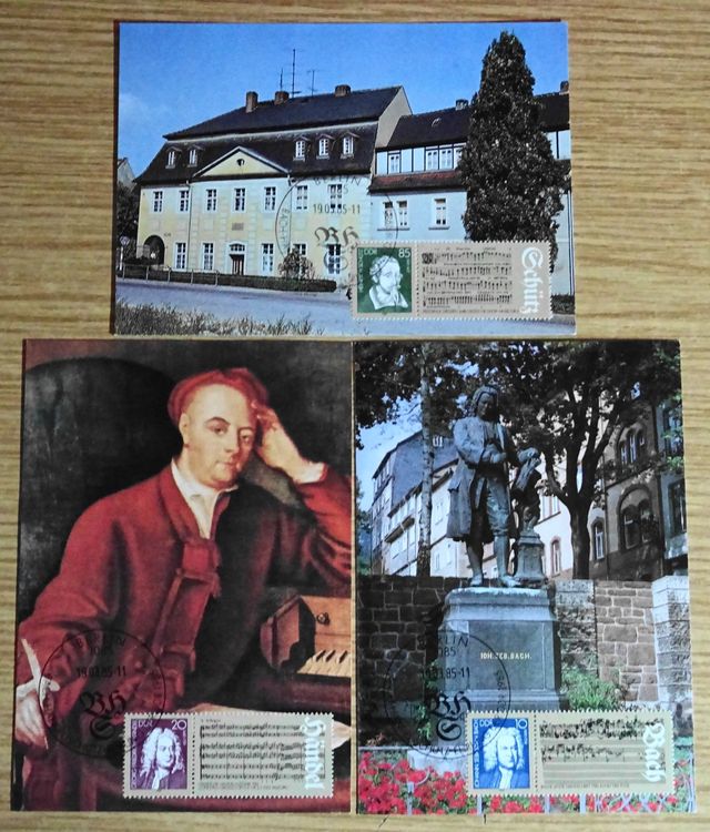 DDR 1985, Serie mit 3 Maximumkarten (Gebraucht) in Haslen GL für CHF 1. ...