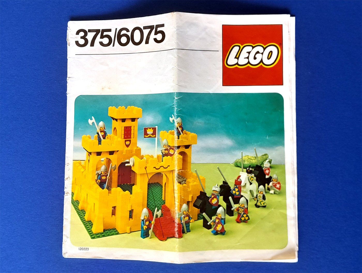 LEGO Bauanleitung 375 / 6075 Gelbe Burg - Yellow Castle (Gebraucht) in ...