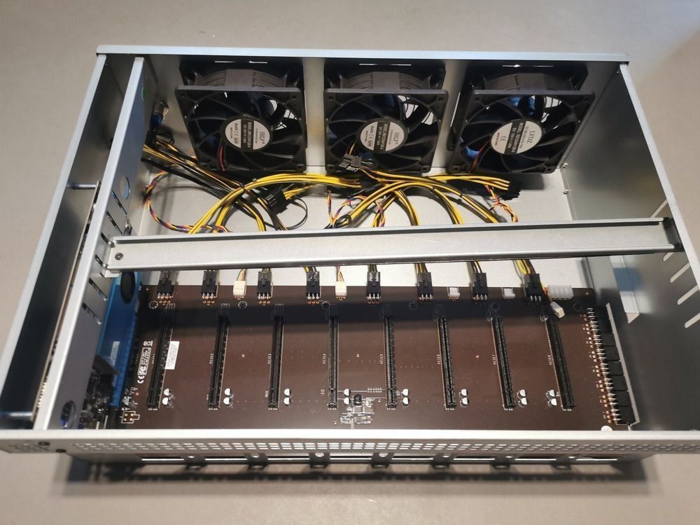 8 GPU Mining Case, 2000 Watt PSU | Kaufen auf Ricardo