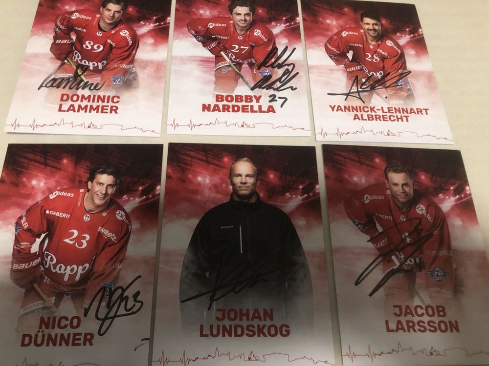 SCRJ Rapperswil Autogrammkarten | Kaufen auf Ricardo