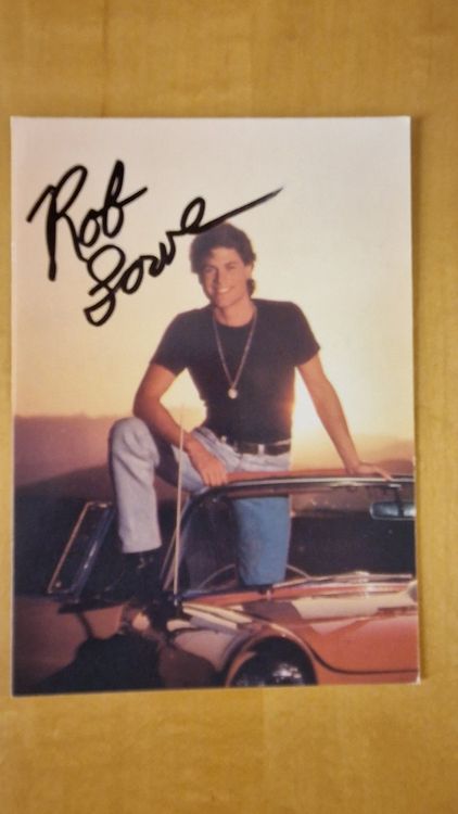 Rob Lowe, Original Autogramm auf Karte in Farbe | Kaufen auf Ricardo