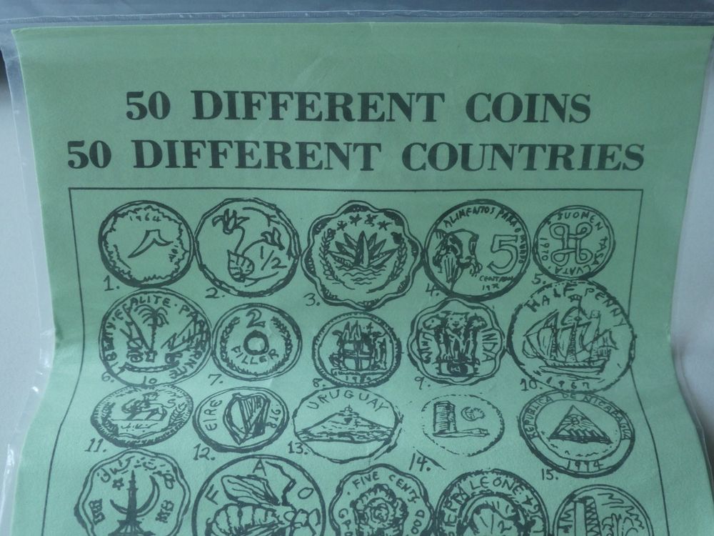 50 Different Coins - 50 Different Countries (Gebraucht) in Hinterforst ...