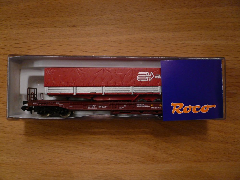Roco FS Einheitstaschenwagen mit Auflieger "Arcese" (Neu (gemäss ...