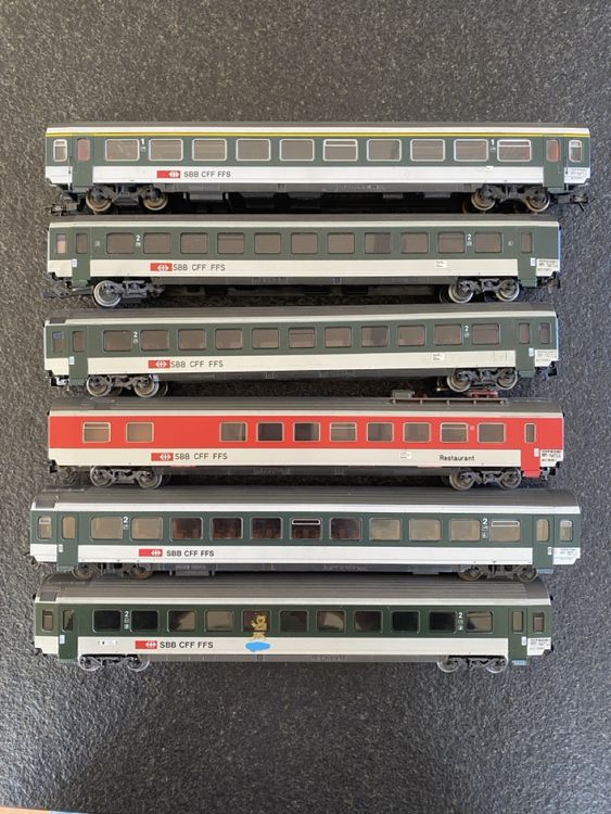 H0 SBB Schnellzug Wagen Set Modelleisenbahn | Acheter sur Ricardo