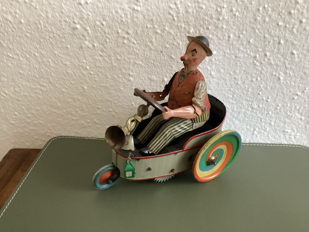 LEHMANN - Peter Clown in Wagen,Spiralfederwerk | Kaufen auf Ricardo