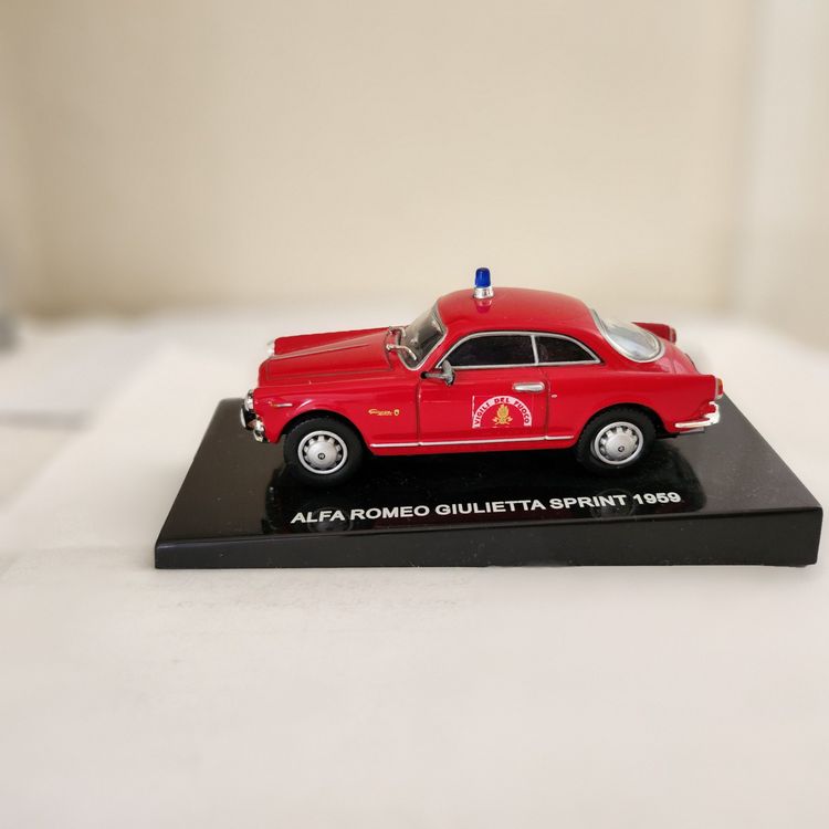 Unikat Alfa Romeo Giulietta Sprint 1959 Vigili Del Fuoco IT (Neu ...