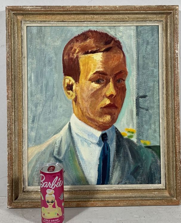 Bruno Hesse (1905-1999) Gemälde -Selbstbildnis | Kaufen auf Ricardo