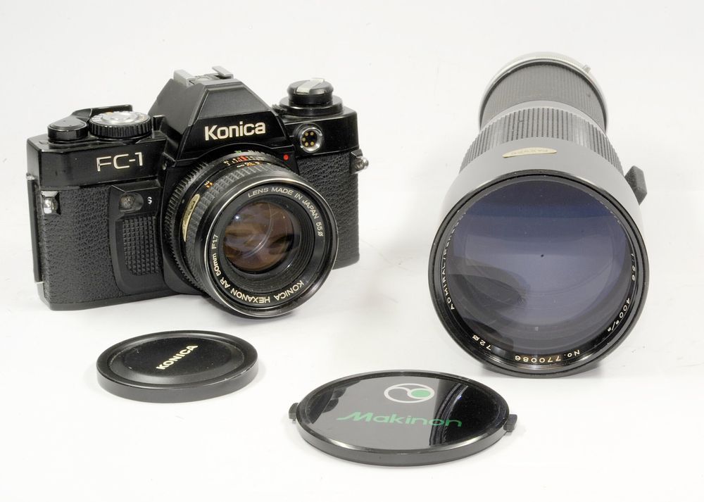 Konica FC-1 mit Hexanon AR 1.7/50mm+Panagor 5.6/400mm 2304/1 | Kaufen ...