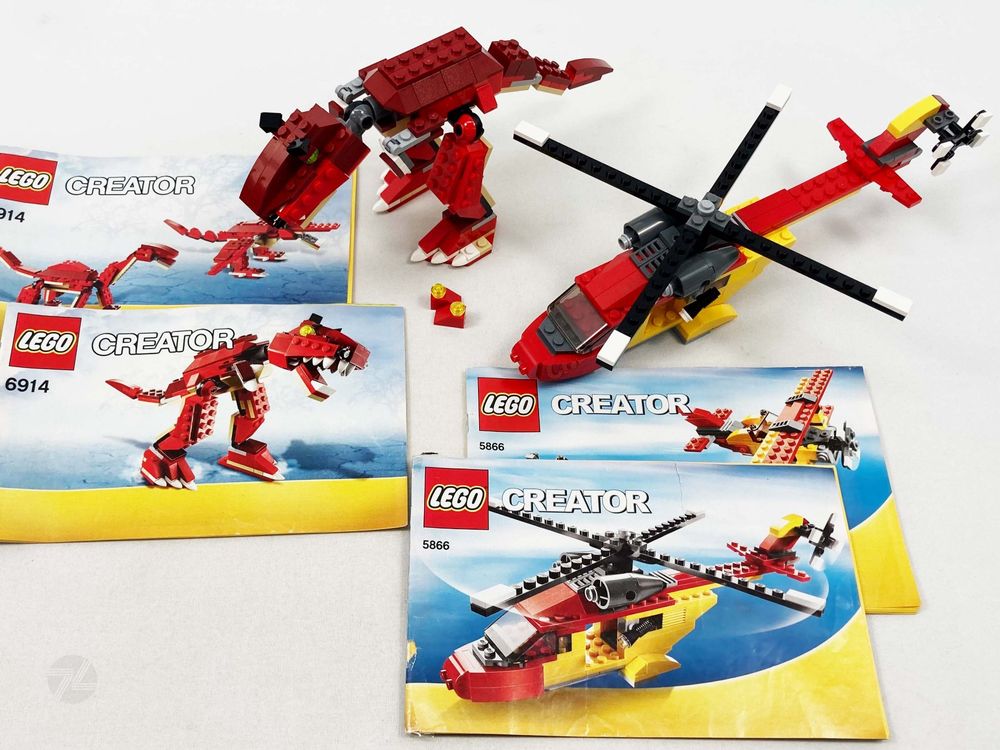 Lego Creator 3in1 Dinosaurier 6914 Helikopter 5866 Sammlung | Kaufen ...