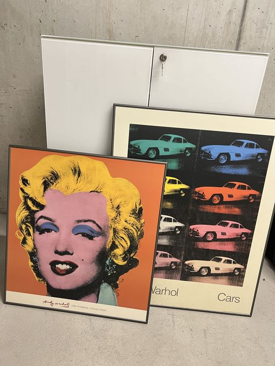 3 Bilder mit Rahmen / Andy Warhol und Greg Brown (Gebraucht) in für CHF ...