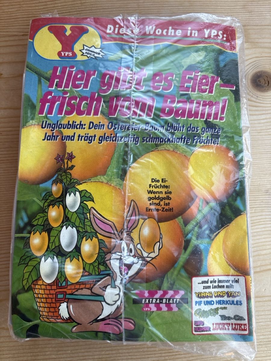 YPS Heft #1058 "Der Ostereier-Baum" + PEZ Gadget, ungeöffnet (Neu und ...