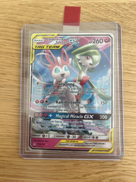 Pokemon Karte: Gardevoir & Sylveon GX TAG TEAM, 130/214! (Neu (gemäss ...